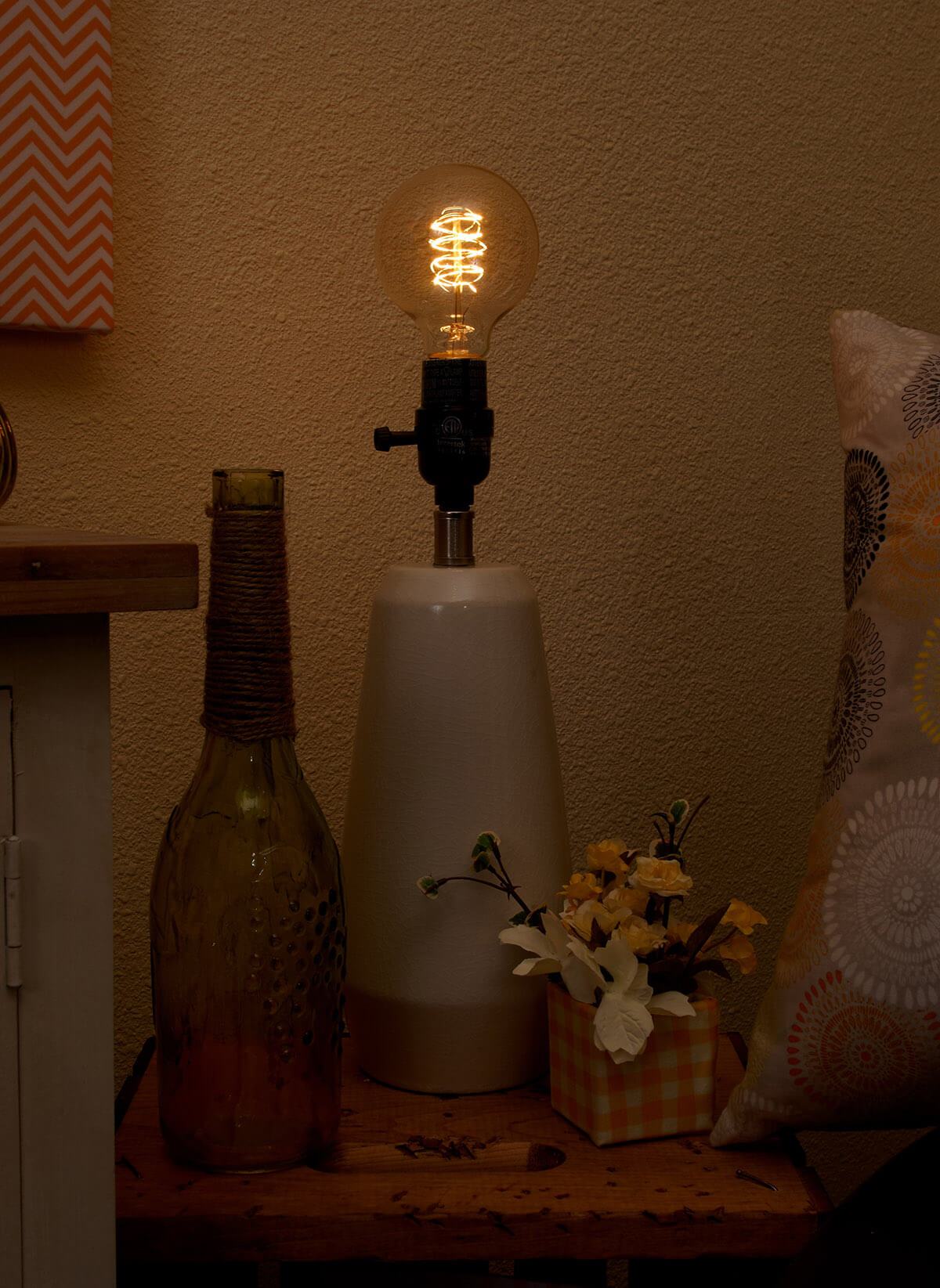 Edison Light Bulb Table Lamp